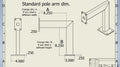 BreakAway Transducer Pole for Track Systems (Custom Arm Option Availab ...